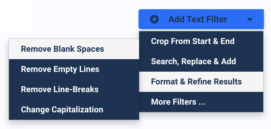 Remove Blank Spaces Filter – Docparser