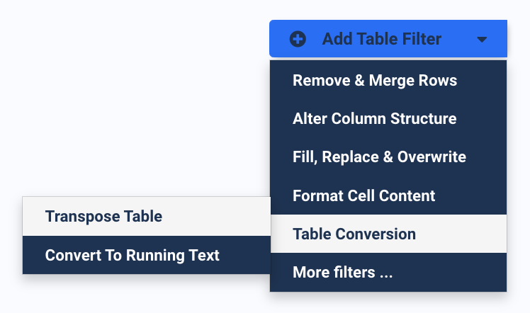 Transpose Table Filter – Docparser